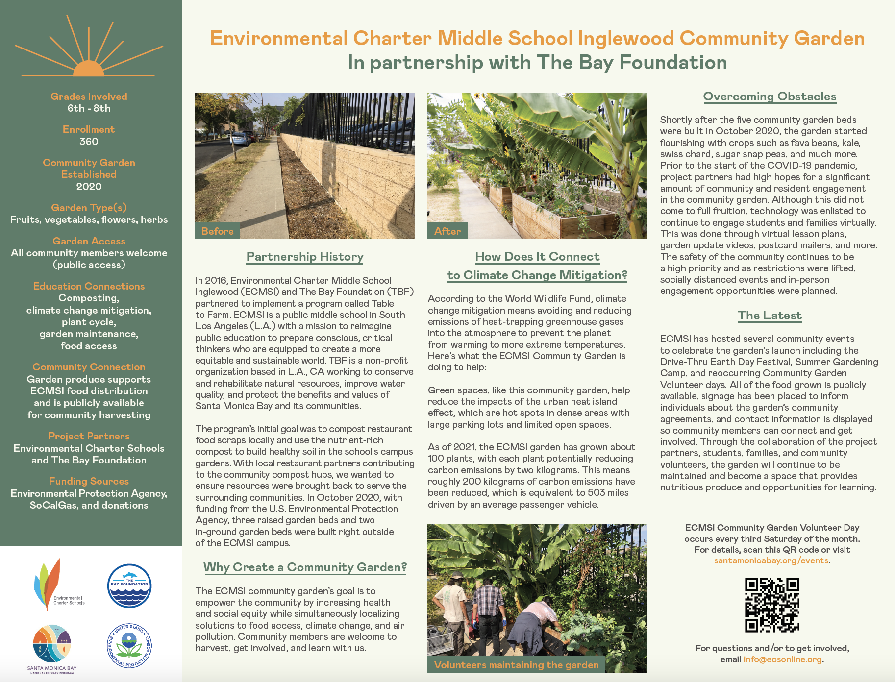 Environmental Charter Middle School-Inglewood Community Garden Case ...